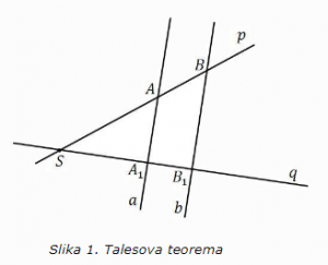 Proporcionalnost duži i Talesova teorema - Zadaci | Edukacija